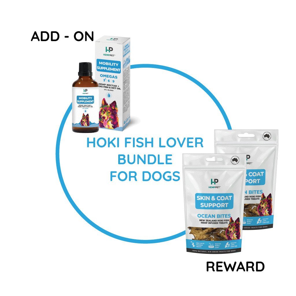 Hoki Fish Lover Bundle for Dogs | Save with Bundle – HempPet.com.au
